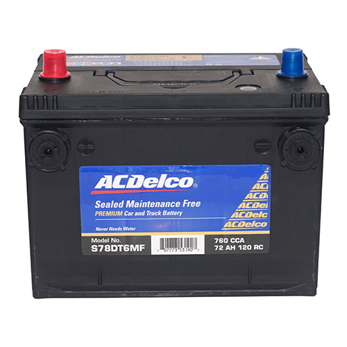 Batería Acdelco S78DT6MF CCA760 (NP 2720296) - Salfa Repuestos